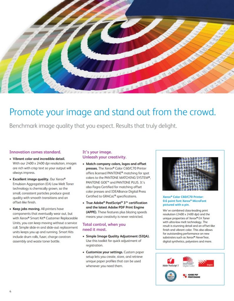 Xerox Color C70 Printer with Multifunction Features – Authorized Dealer ...